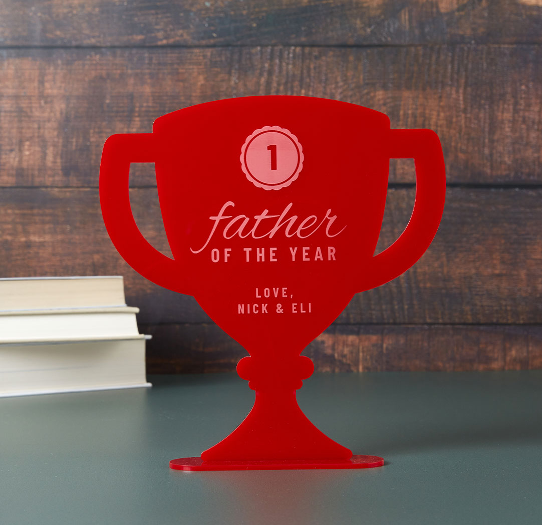 Acrylic Trophy - Red - Walmart Photo Centre