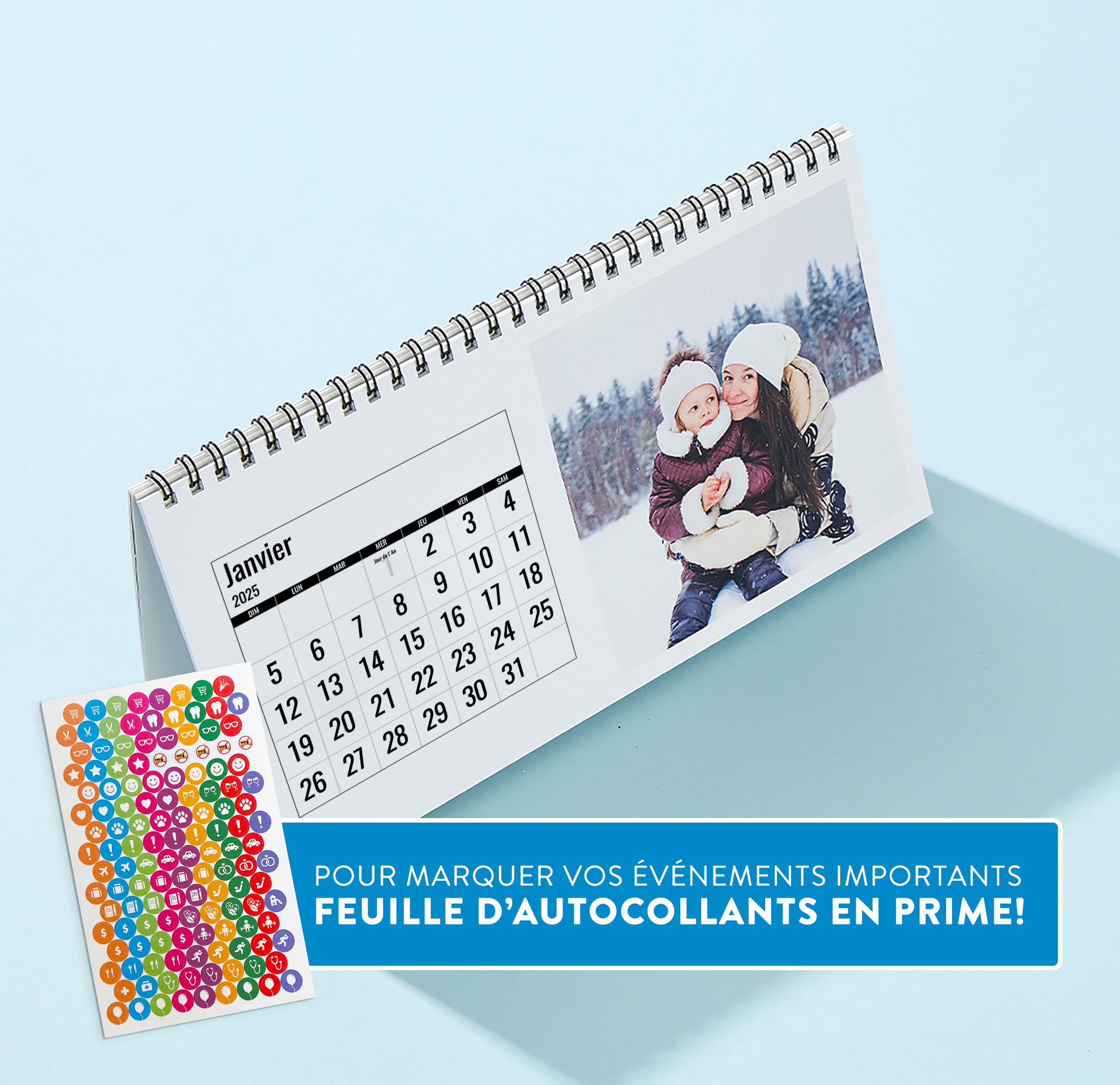 Calendriers de bureau - Centre de la Photo Walmart